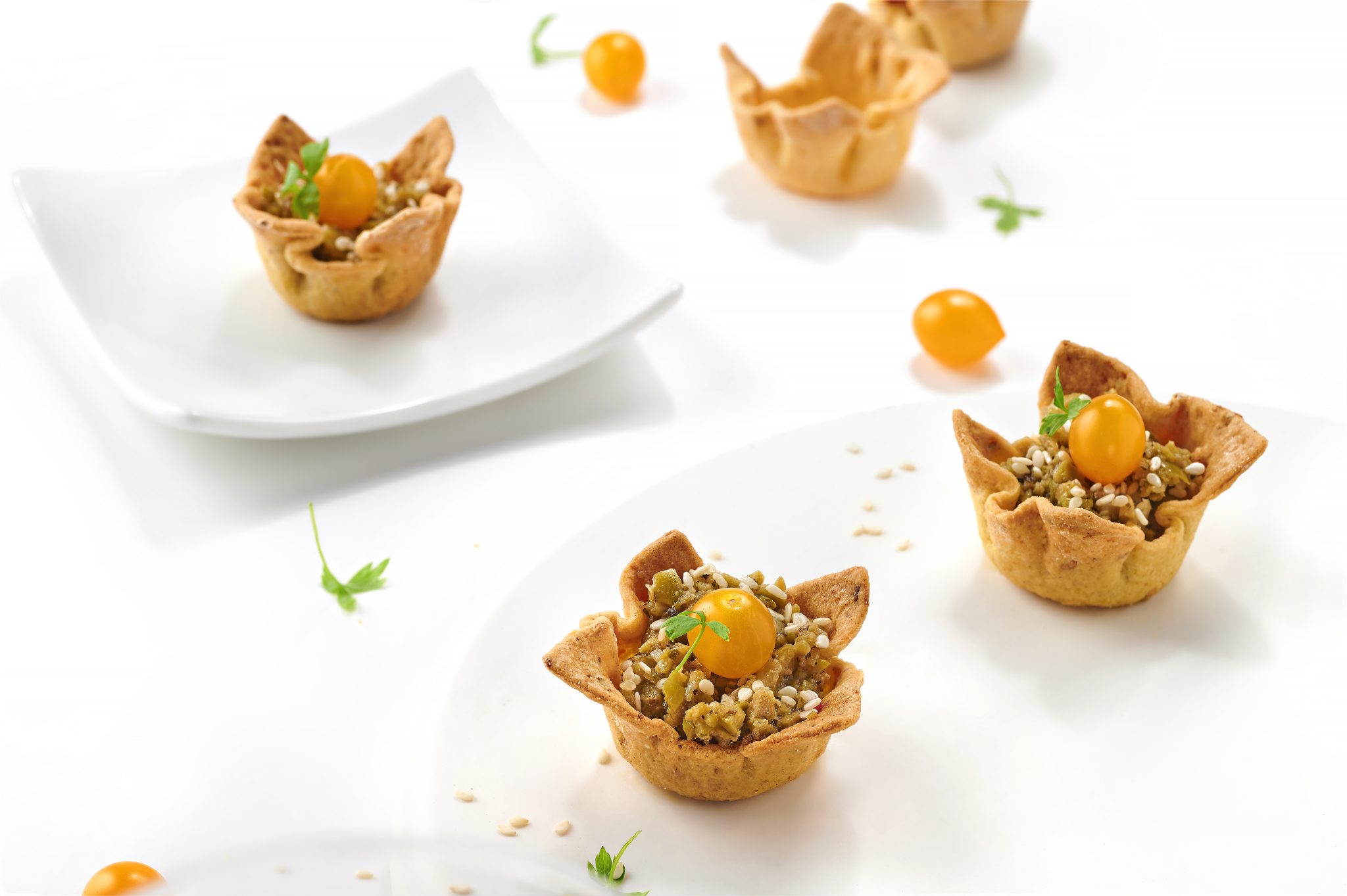 New in our appetizer assortment! The Taco Cups! Corn-based and tasty ...